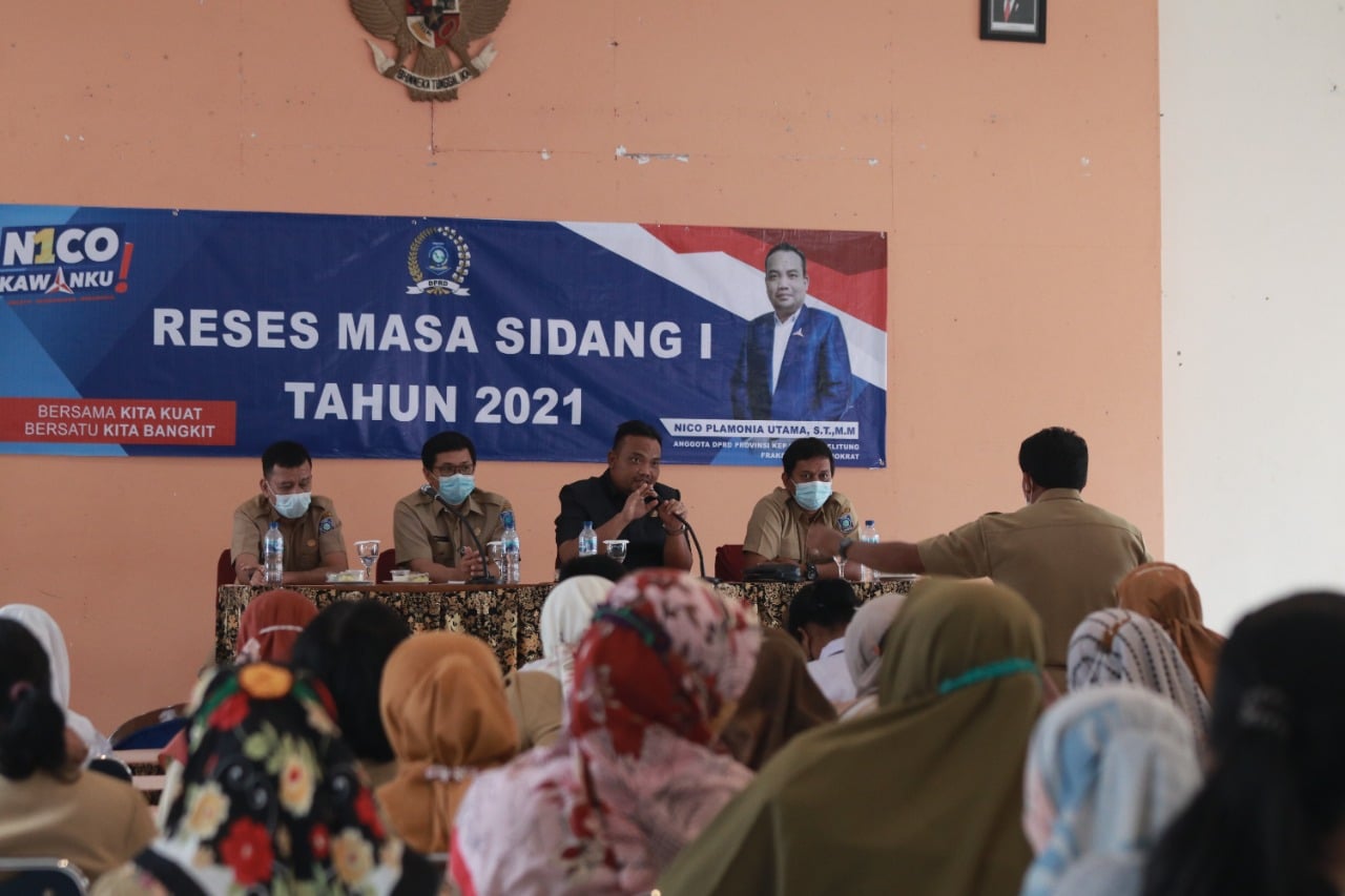 Nico Plamonia Jaring Aspirasi Di SMKN 3 Pangkalpinang, Ini Hasil ...